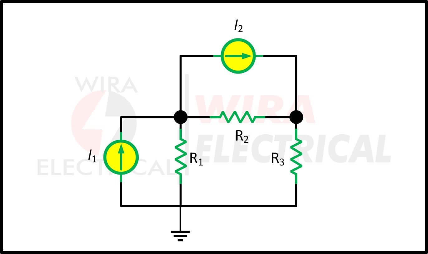 Nodal Voltage Analysis Circuit And Example Nodal Voltage Analysis Circuit And Example