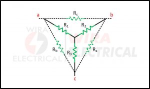 Simple Wye Delta Transformations Circuit | Wira Electrical