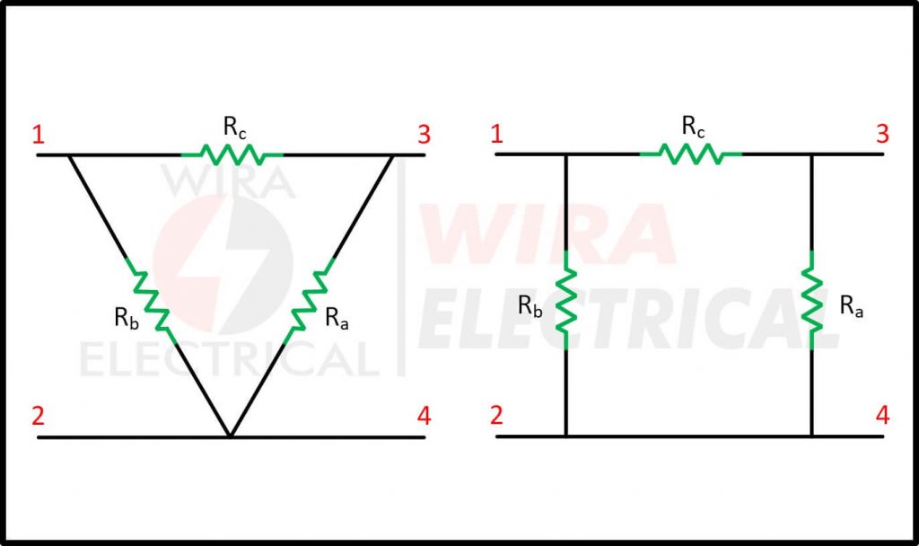 Simple Wye Delta Transformations Circuit | Wira Electrical
